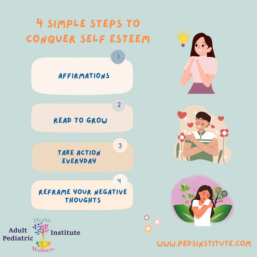 4 Simple Steps To Conquer Self Esteem - Adult and Pediatric Institute